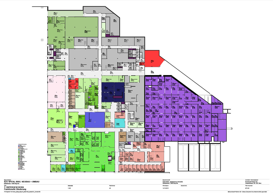 Spitalzentrum Oberwallis (SZO) | Infrastrukturen des Spital Wallis